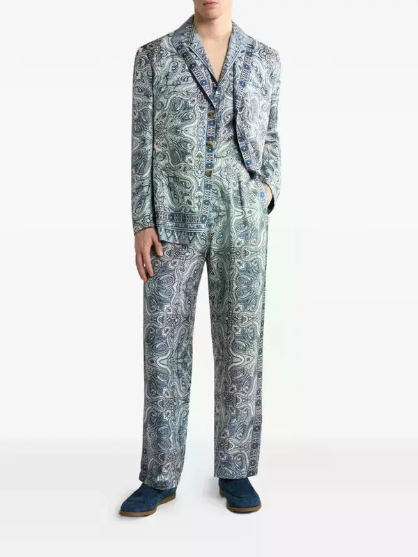 Etro Paisley Print Single-breasted Jacket