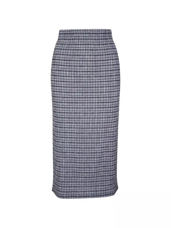 Vince Plaid Skirt