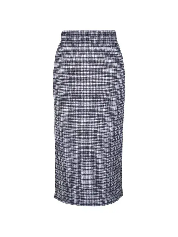 Vince Plaid Skirt