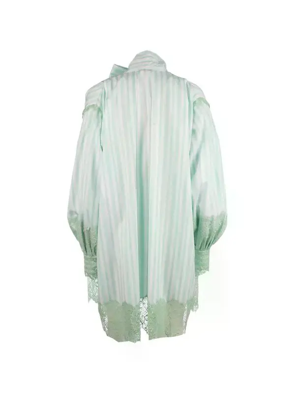 LES FILLES D'EVA Striped Lace Dress