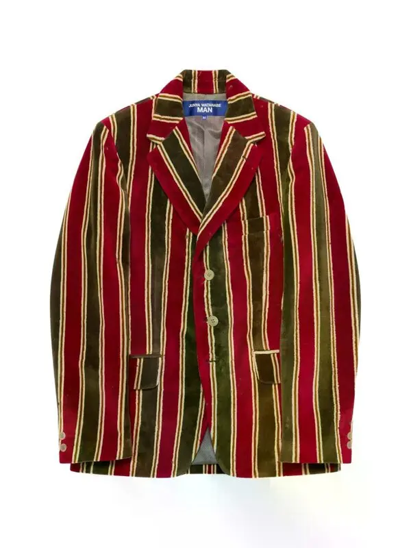Junya Watanabe Striped V-neck Jacket