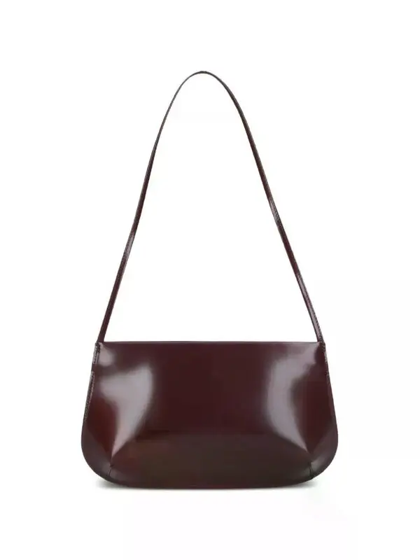 FANE Leather Shoulder Bag - Brown
