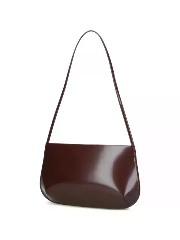 FANE Leather Shoulder Bag - Brown