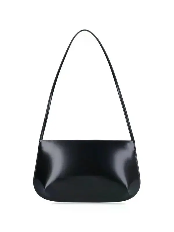 FANE Leather Shoulder Bag - Black