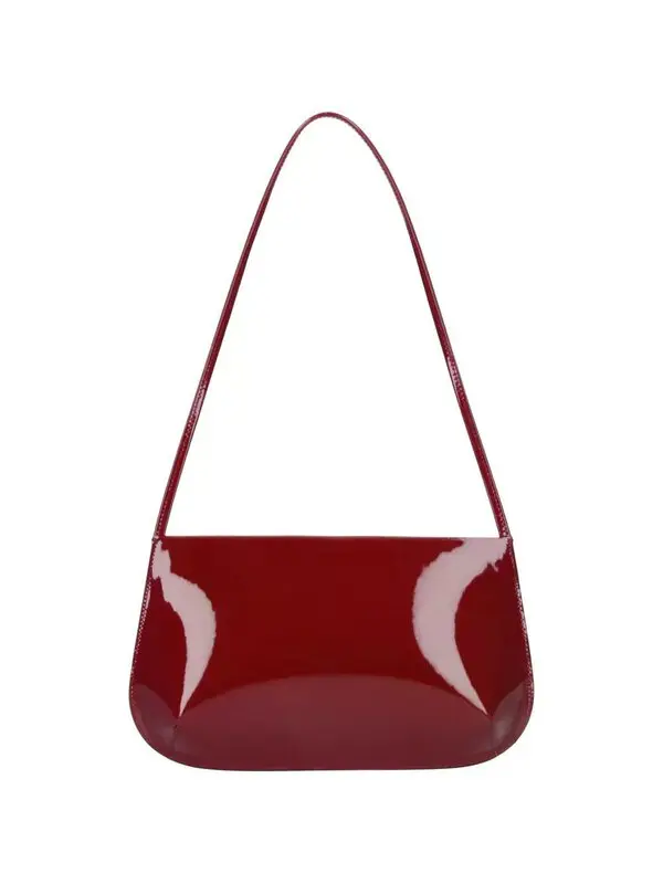 FANE Leather Shoulder Bag - Red