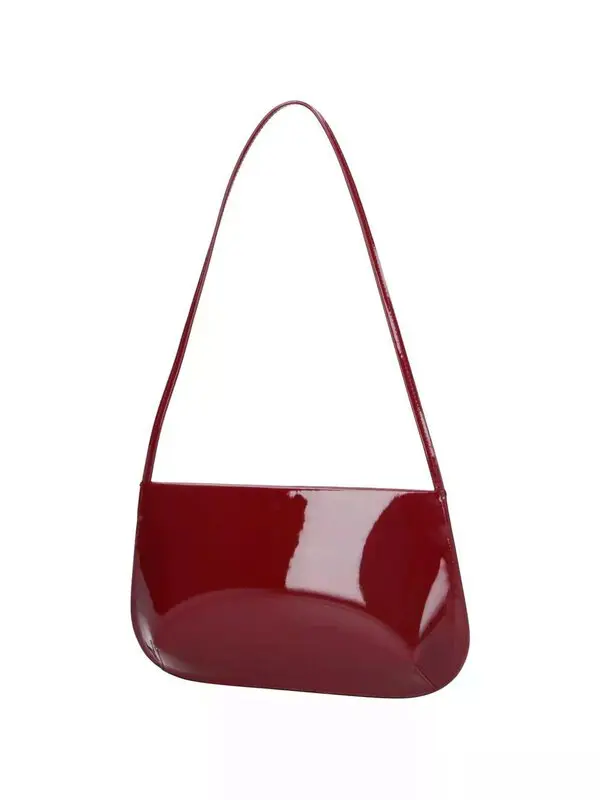 FANE Leather Shoulder Bag - Red