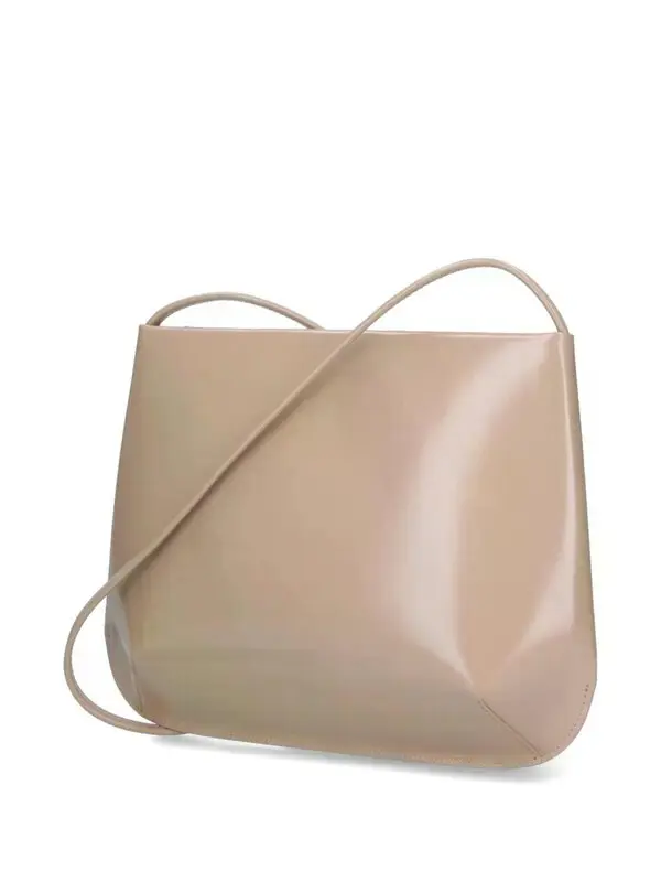 FANE Loge Leather Shoulder Bag - Neutrals