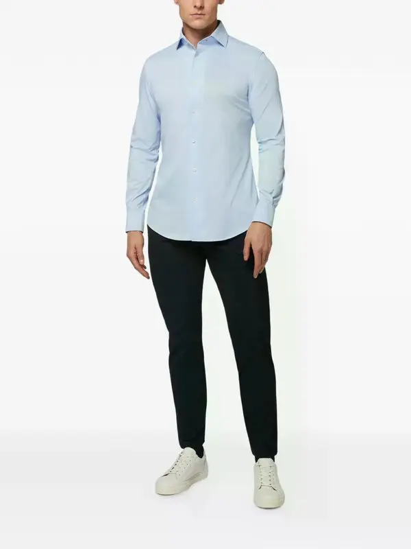Boggi Milano Belt-loops Trousers - Blue