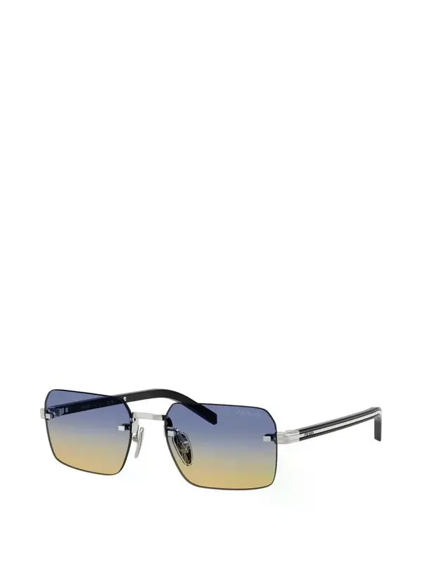 Prada Rimless Rectangle Sunglasses