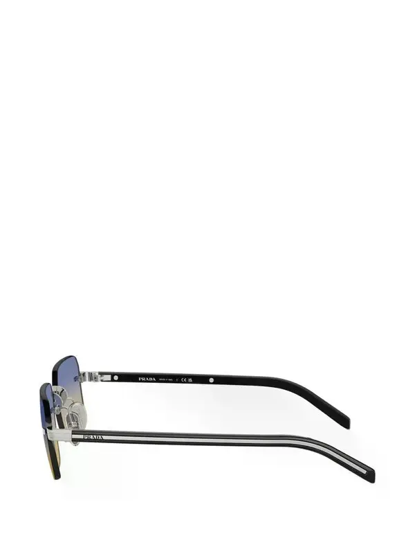 Prada Rimless Rectangle Sunglasses