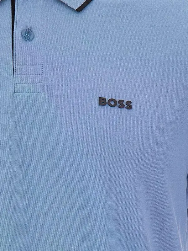 BOSS Paul Short-sleeve Polo Shirt - Blue