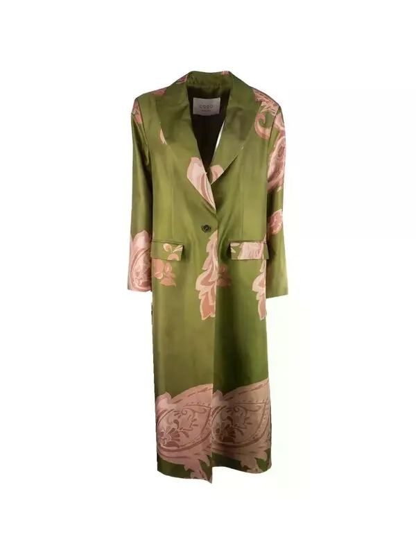 CO.GO Paisley Print Coat