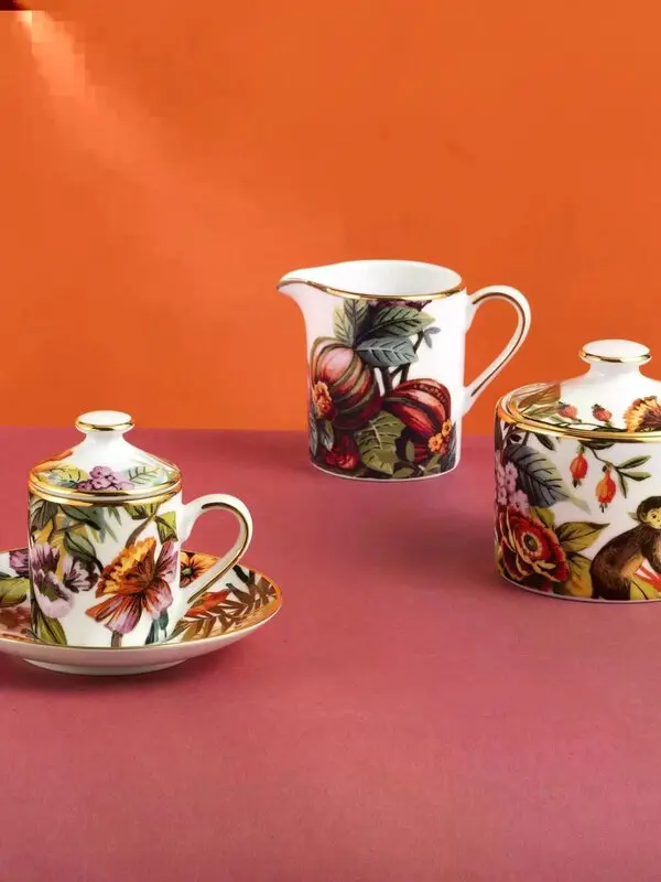 SIMONE GUIDARELLI HOME Jungle Floral Espresso Cup Set
