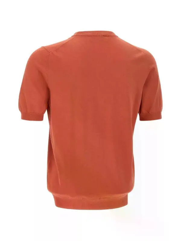 GRAN SASSO Short-sleeved Cotton Sweater