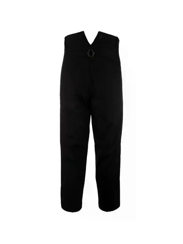 PENCE 1979 Buckle-detail Trousers - Black