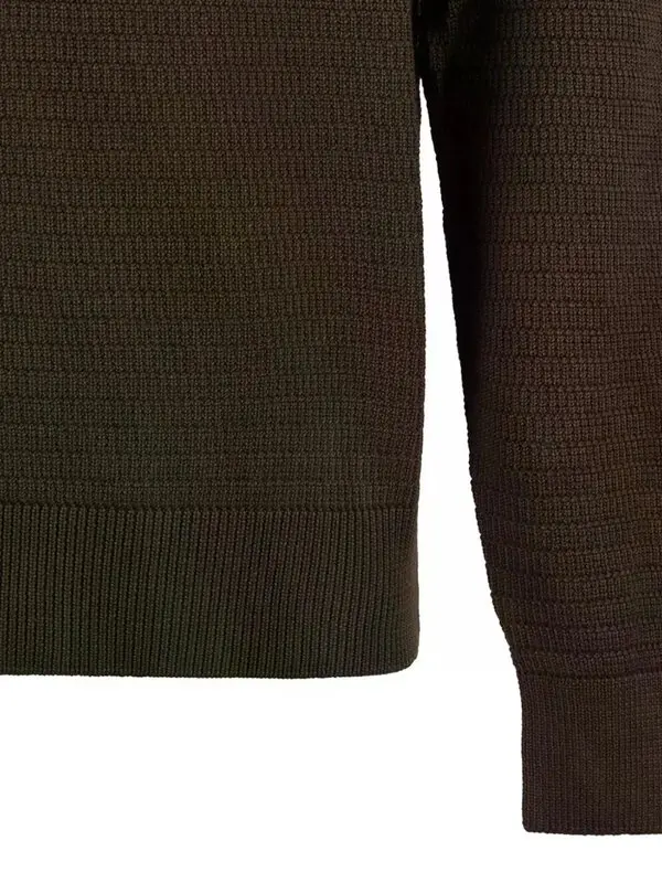 BOSS Textured Knit Sweater