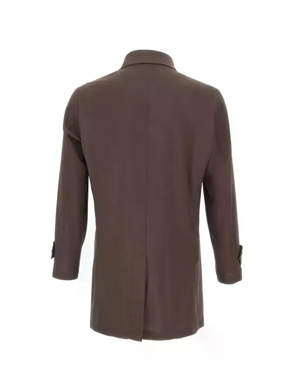 BARBA NAPOLI Single-breasted Coat - Brown