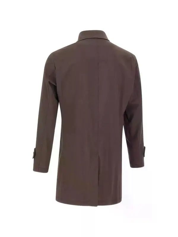 BARBA NAPOLI Single-breasted Coat - Brown