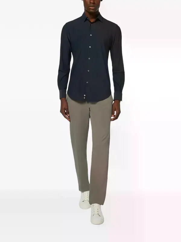 Boggi Milano Belt-loops Trousers - Grey