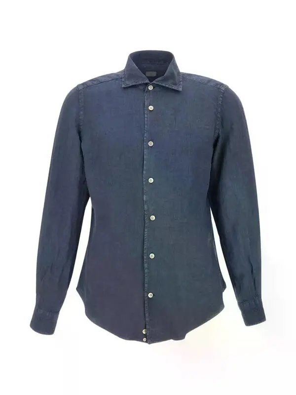 Eleventy Buttoned Shirt - Blue