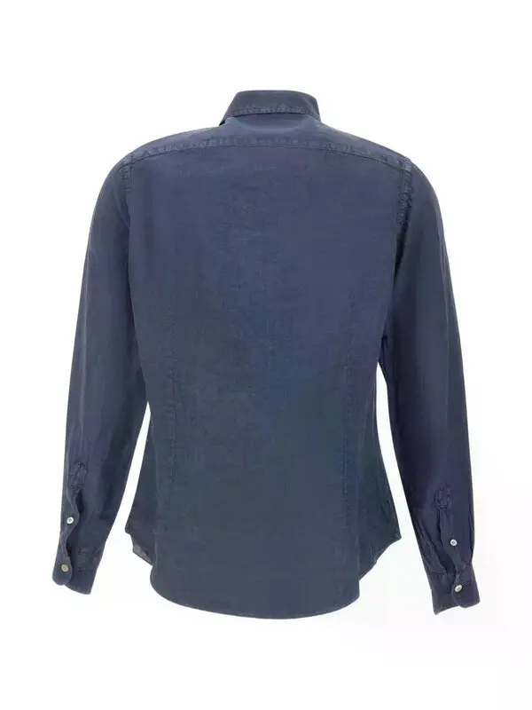 Eleventy Buttoned Shirt - Blue