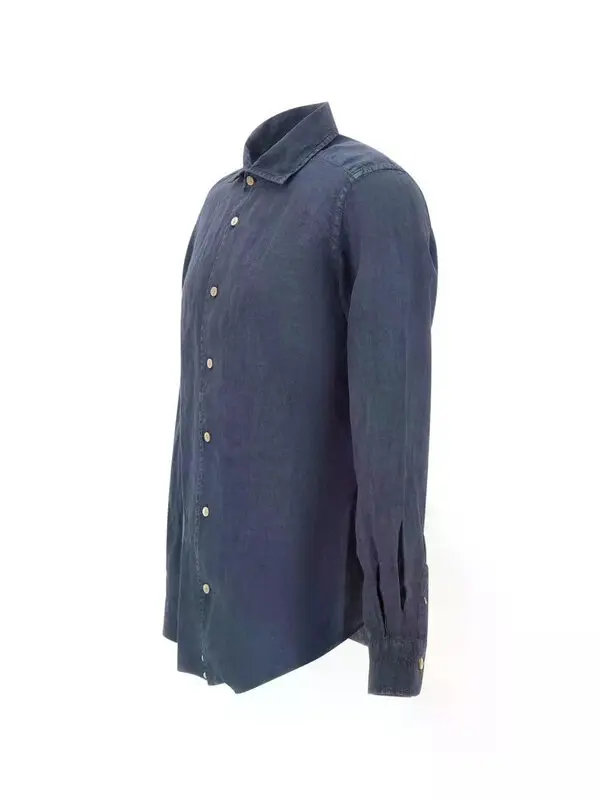 Eleventy Buttoned Shirt - Blue