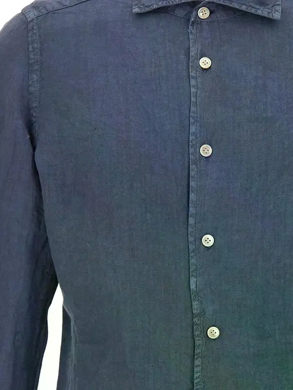 Eleventy Buttoned Shirt - Blue