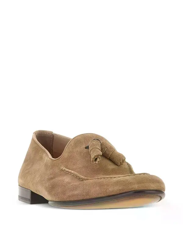 DOUCAL'S Tassel-detail Suede Loafers
