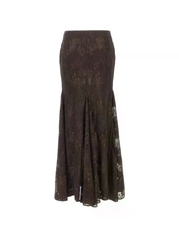 HERSKIND Lace-overlay Midi Skirt