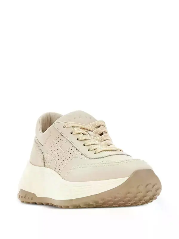 Hogan H669 Perforated Platform Sneakers