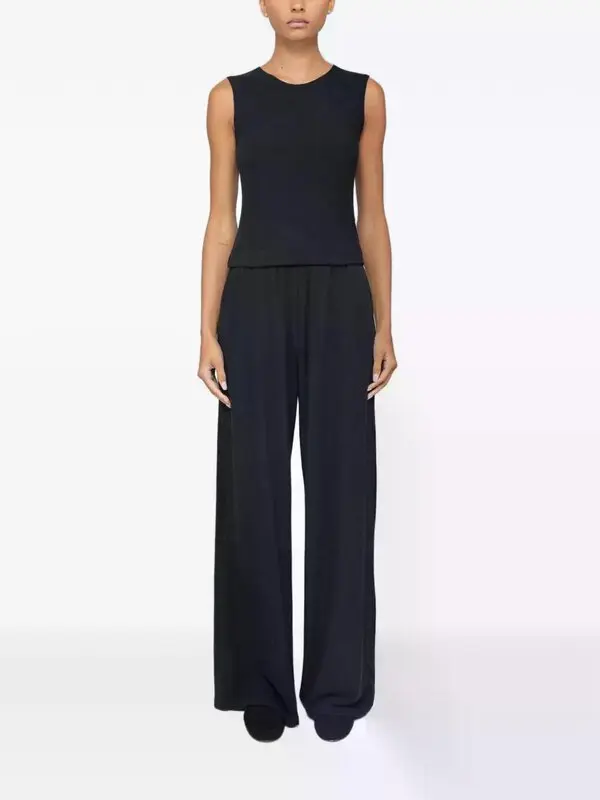 LESET Lauren Ribbed Top - Black