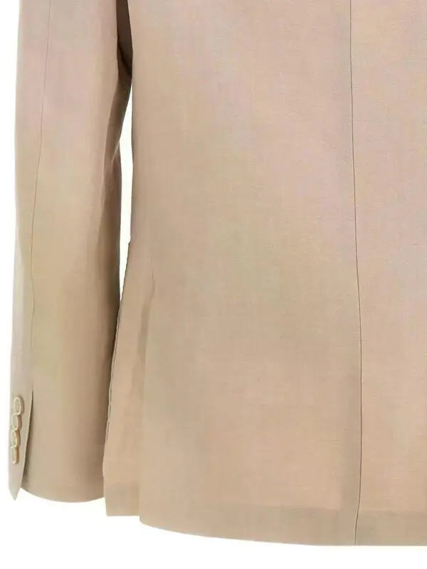 Eleventy Buttoned Patch-pockets Blazer - Neutrals