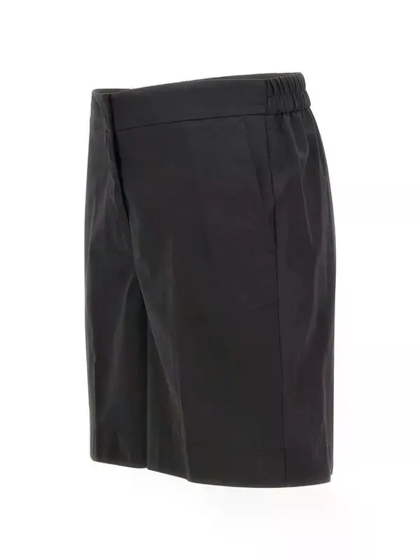 KAOS Elasticated-waistband Shorts - Black