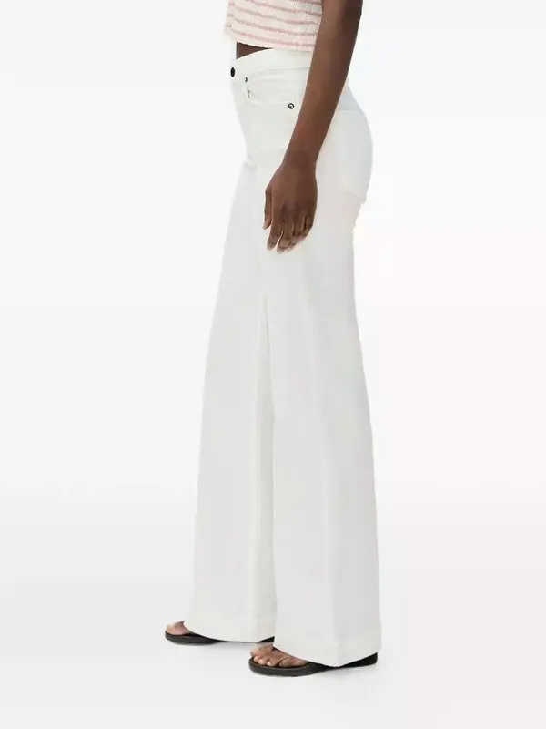 ASKK NY Wide-leg Cuffed Jeans