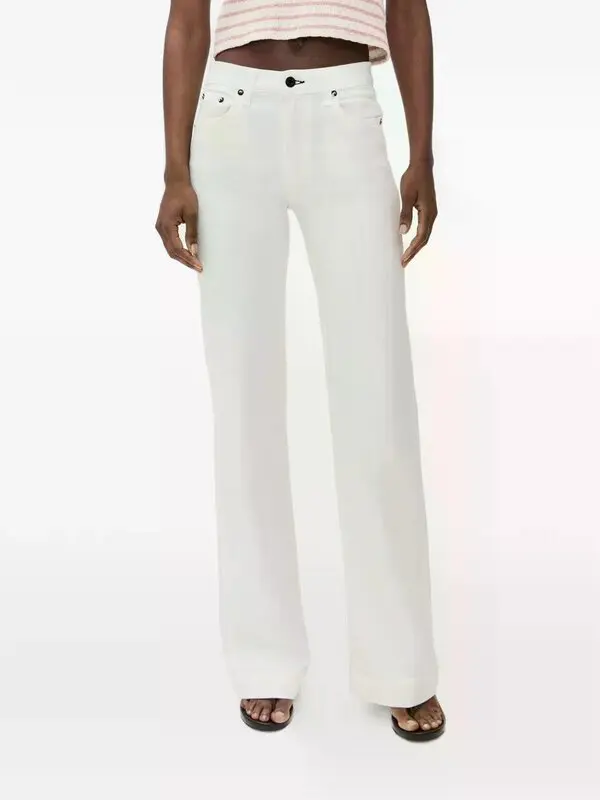 ASKK NY Wide-leg Cuffed Jeans