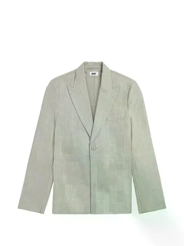 KROST Checked Single-breasted Blazer