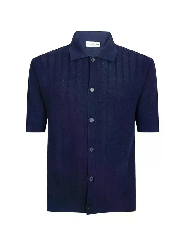 BALLANTYNE Openwork Knitted Shirt