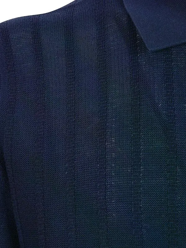 BALLANTYNE Openwork Knitted Shirt