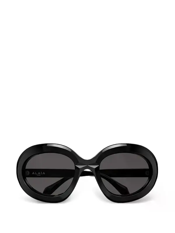 AZZEDINE ALAIA Oval Frame Sunglasses