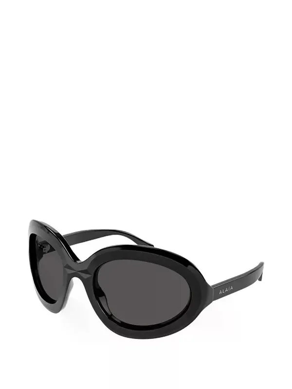 AZZEDINE ALAIA Oval Frame Sunglasses