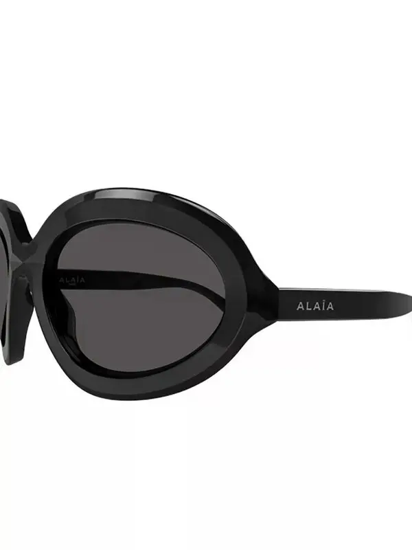 AZZEDINE ALAIA Oval Frame Sunglasses