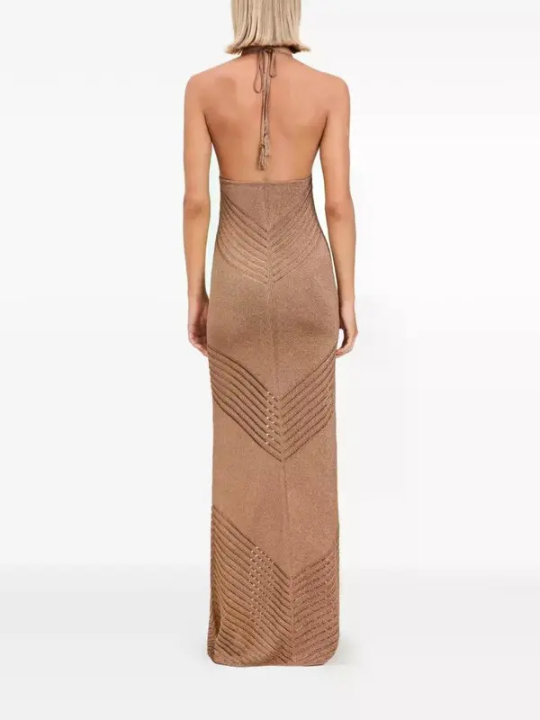 DEVON V-neck Ribbed Dress