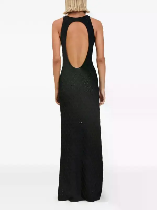 DEVON Nova Open-back Belted Dress