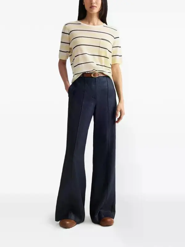 TWP Striped Chest-pocket T-shirt