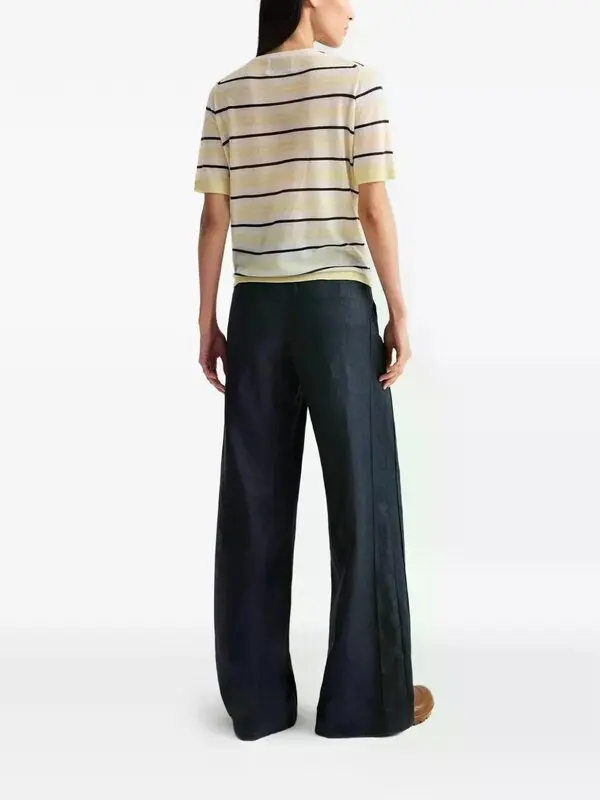 TWP Striped Chest-pocket T-shirt