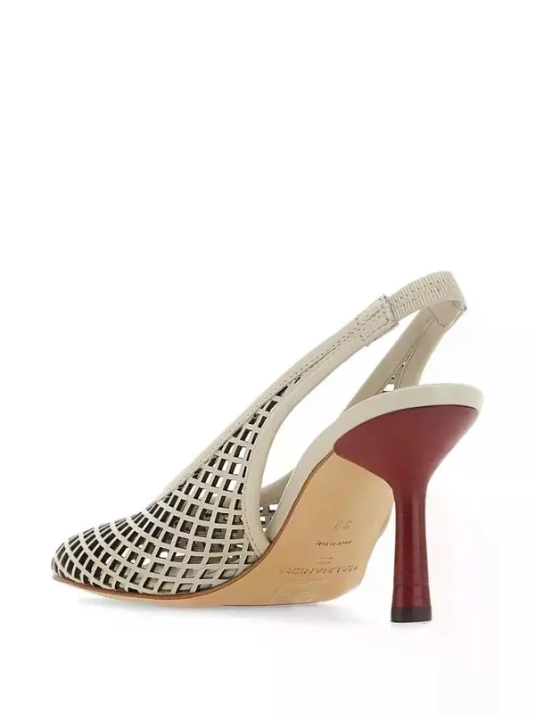 HALMANERA Adel Laser-cut Slingback Pumps