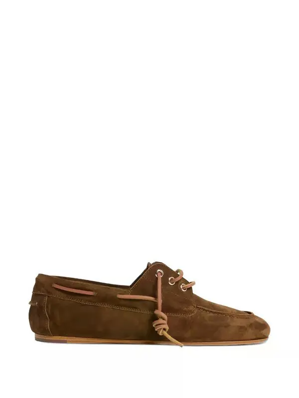 Dsquared2 College Laced Boat Shoes - Brown