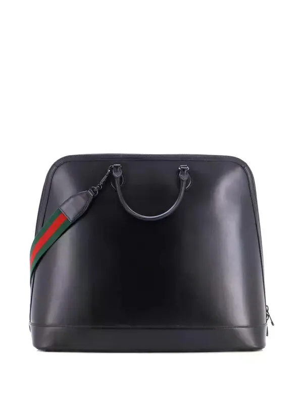 Gucci Horsebit 1955 Web Duffle Travel Bag