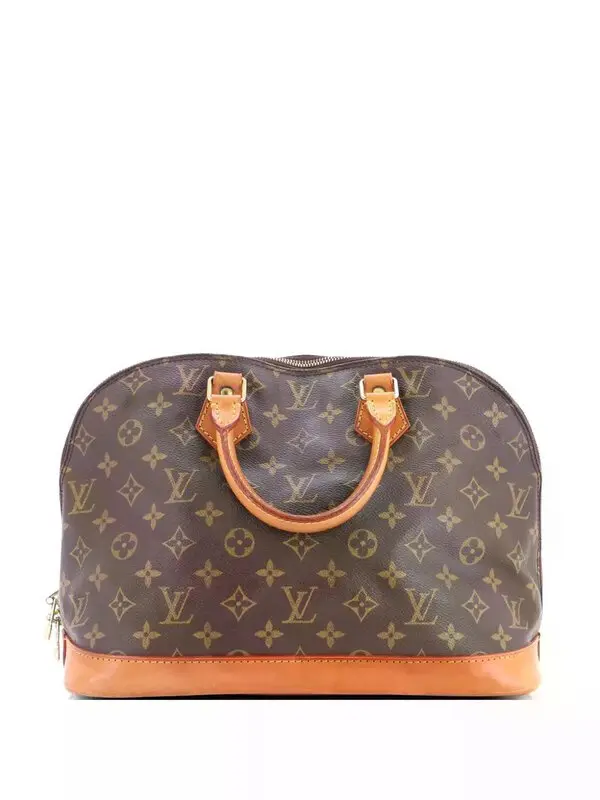 LOUIS VUITTON Alma Handbag Monogram Canvas Mm Satchel
