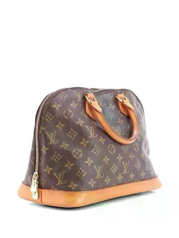 LOUIS VUITTON Alma Handbag Monogram Canvas Mm Satchel